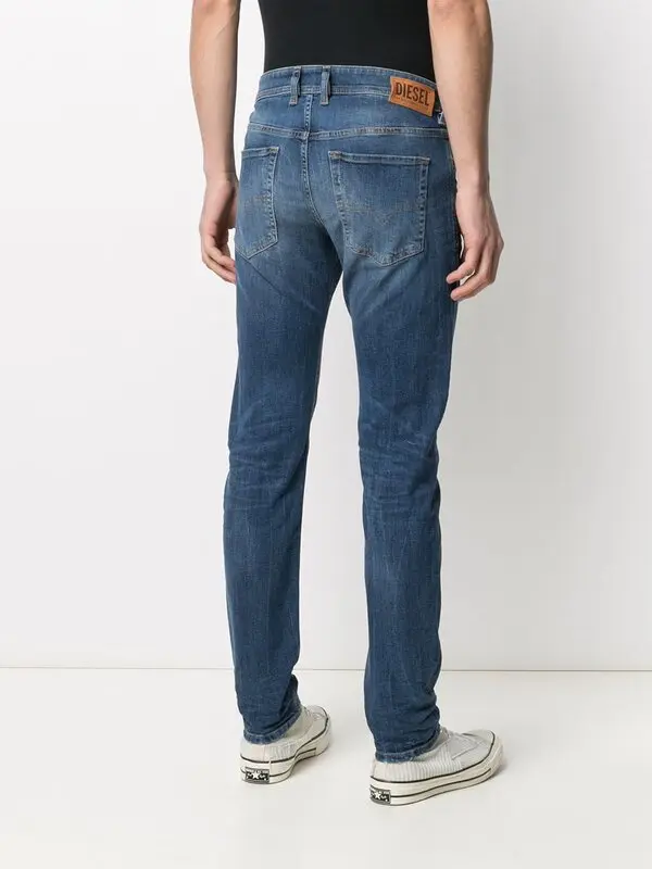 DIESEL® Mid-rise Straight Leg Jeans