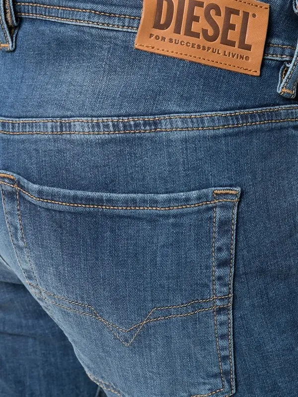 DIESEL® Mid-rise Straight Leg Jeans