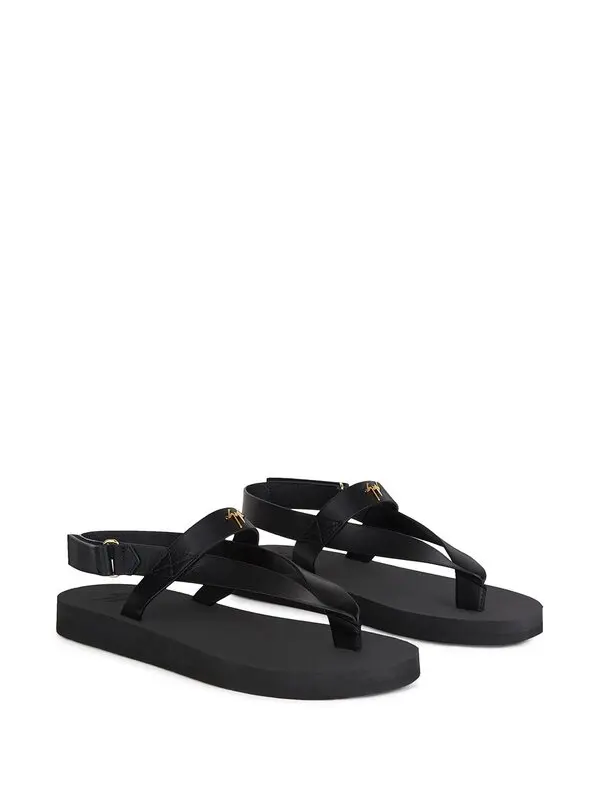 GIUSEPPE ZANOTTI Hydra Thong Sandals - Black