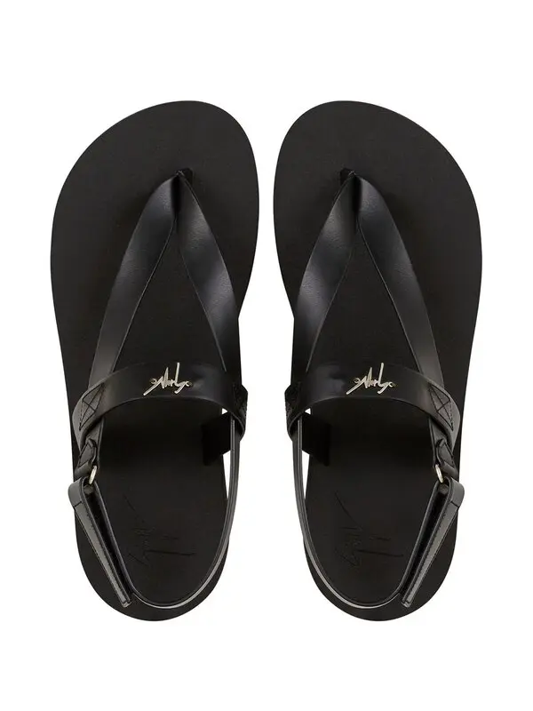 GIUSEPPE ZANOTTI Hydra Thong Sandals - Black