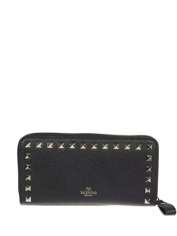 Valentino Garavani Rockstud Zipped Wallet - Black