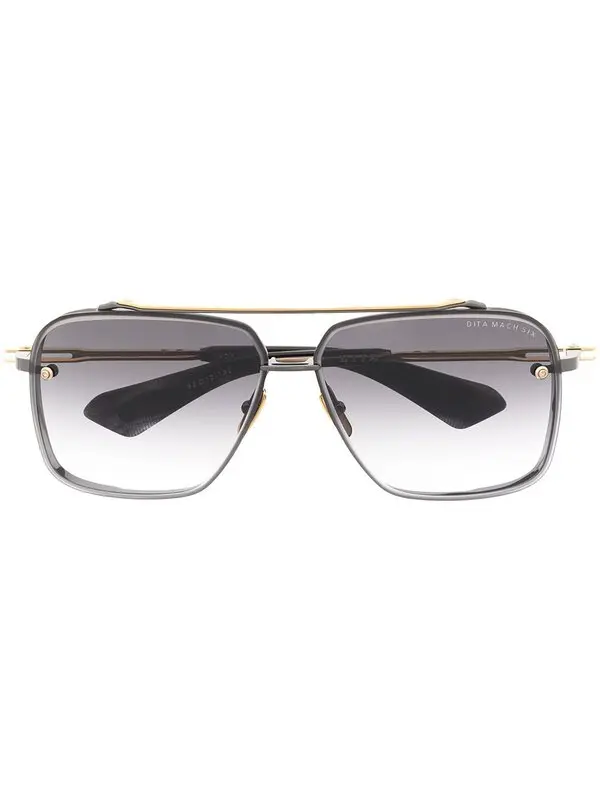 Dita Mach Six Sunglasses - Black