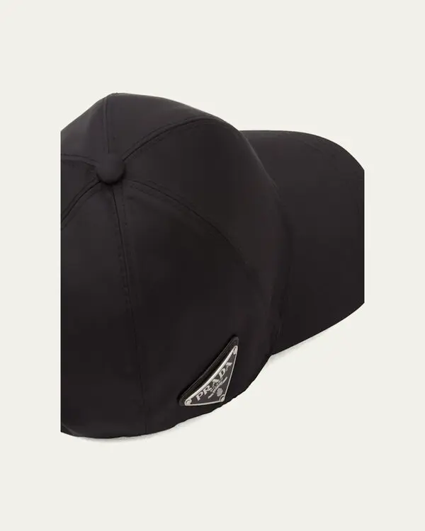 Prada Nylon Baseball Cap - Black