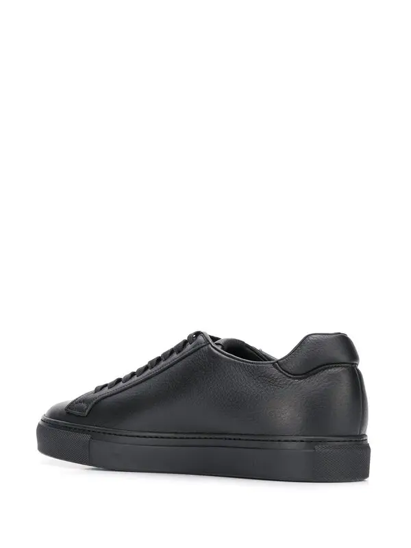 SCAROSSO Leather Low Top Sneakers