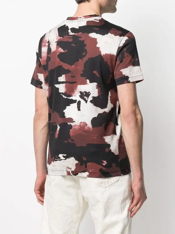 Dolce & Gabbana Camouflage Print Cotton T-shirt