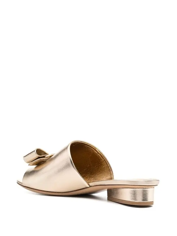 FERRAGAMO Viva Bow Slide Sandals
