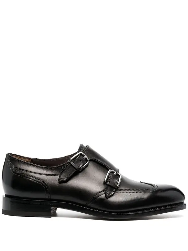 Ferragamo Double-Strap Monk Shoes In Black - 62% Off  display picture 3