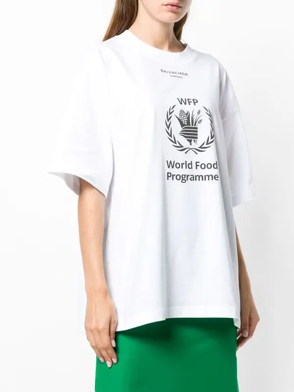 Balenciaga World Food Programme T-Shirt - White | Editorialist