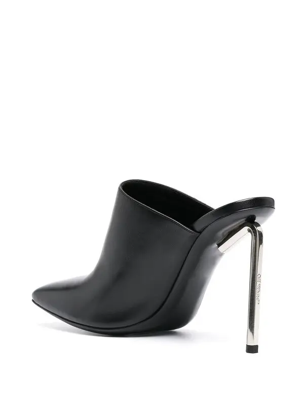 Off-White Allen Square-toe Sabot Mules - Black