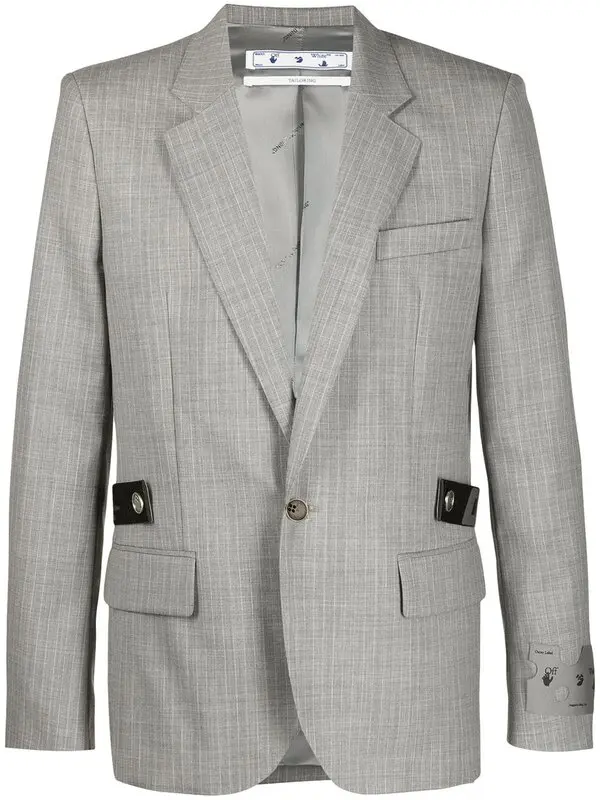 Off-White Single-breasted Tailored Blazer
