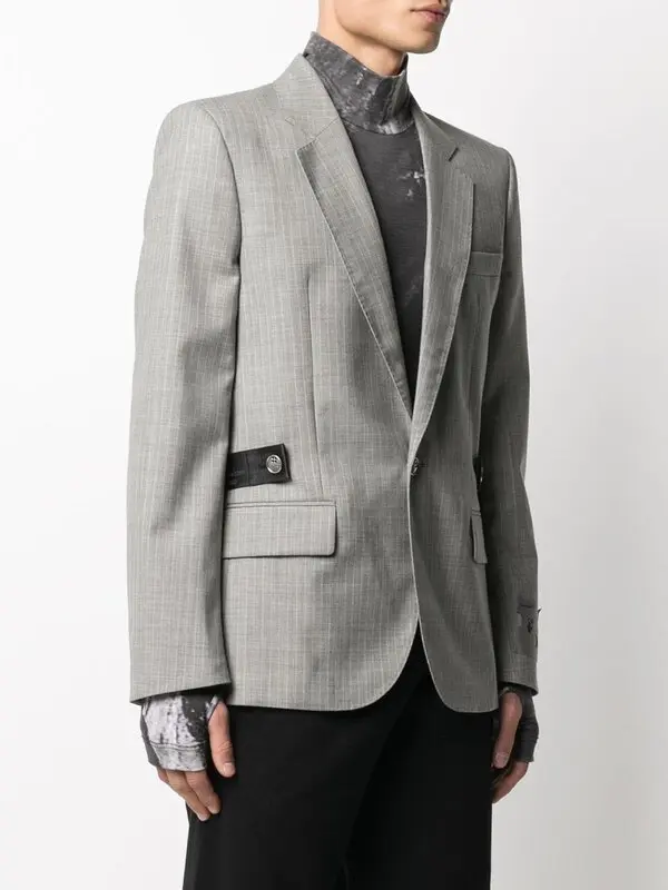 Off-White Single-breasted Tailored Blazer