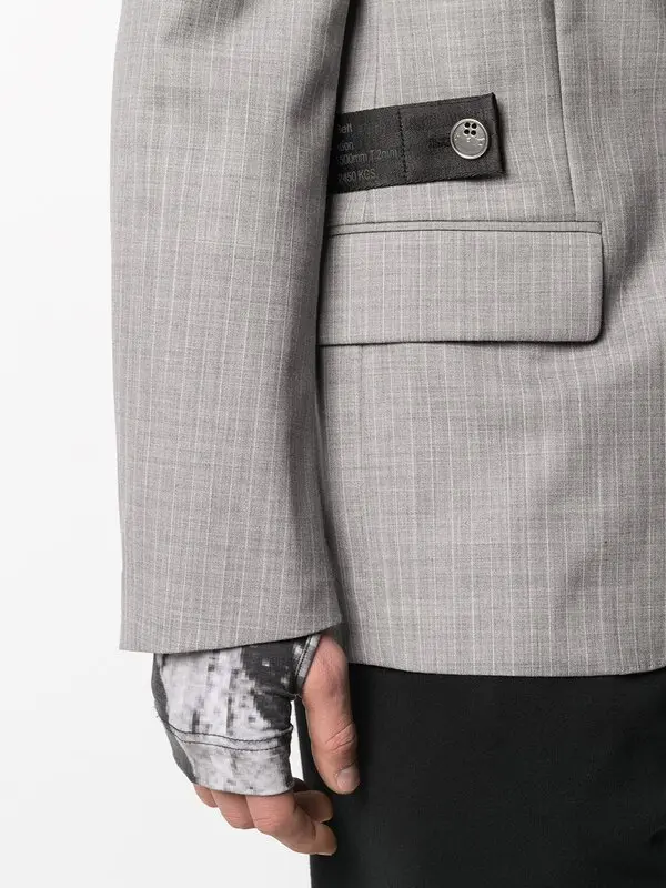 Off-White Single-breasted Tailored Blazer