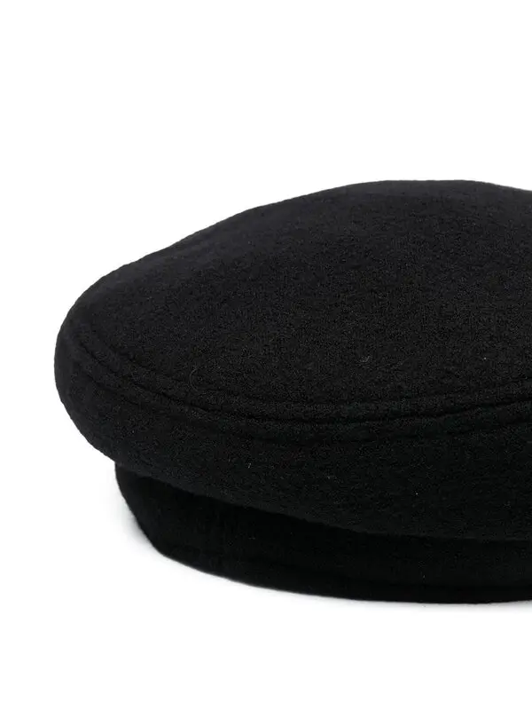 MAISON MICHEL Abby Sailor Cap - Black