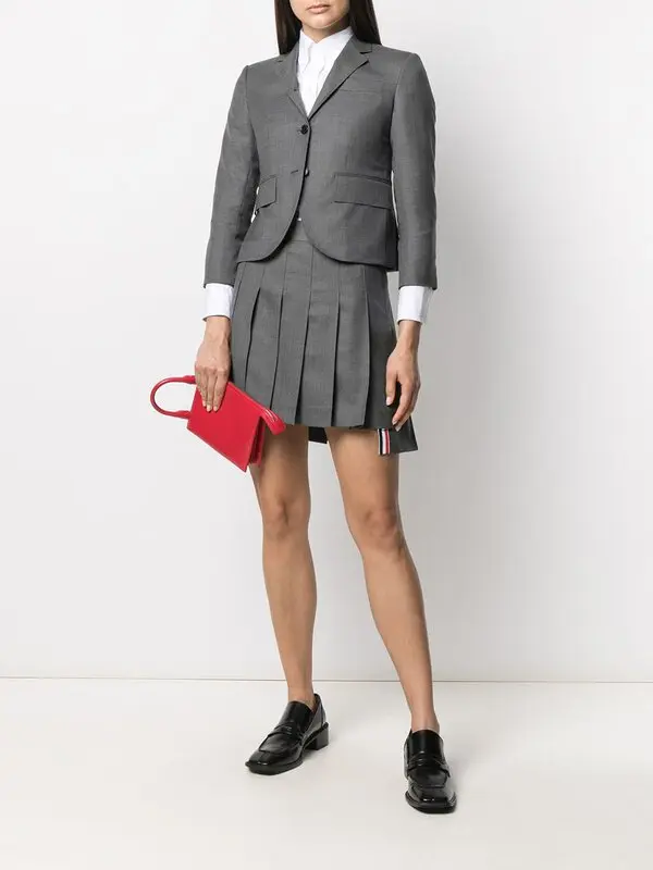 Thom Browne Notched-lapel Single-breasted Blazer - Grey