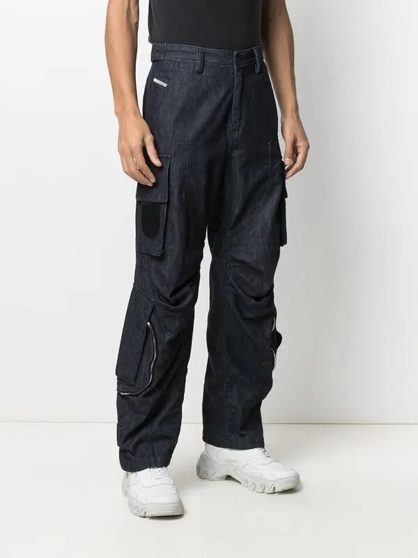 DIESEL® Mid-rise Cargo Jeans