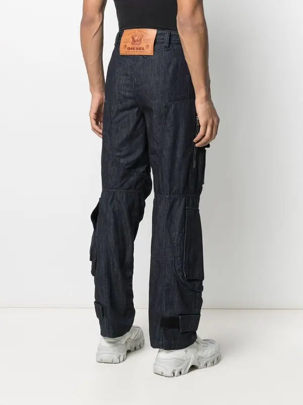 DIESEL® Mid-rise Cargo Jeans