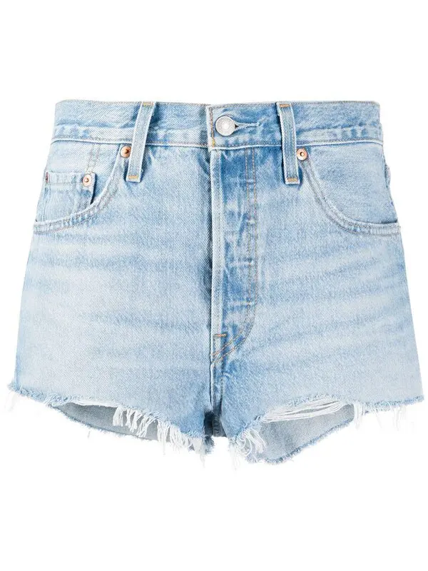 LEVI'S Distressed Denim Shorts
