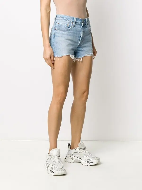 LEVI'S Distressed Denim Shorts