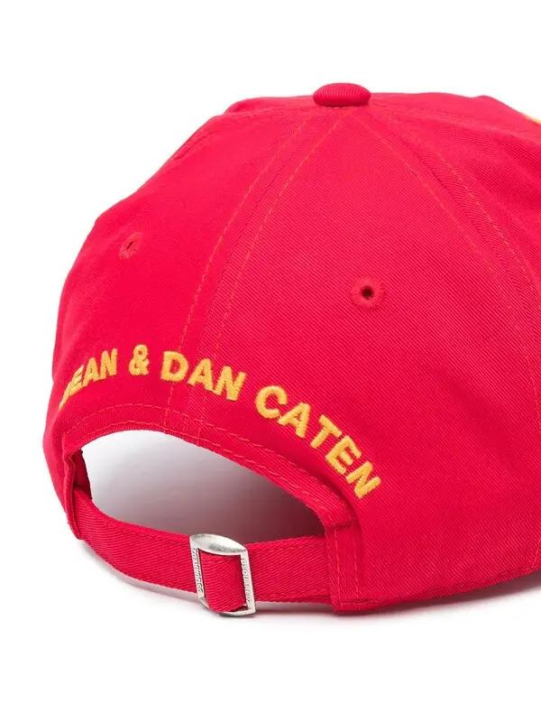 Dsquared2 Logo Patch Baseball Cap - Red