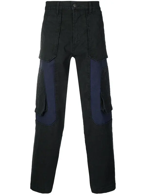 DIESEL® Straight Cargo Jeans - Black