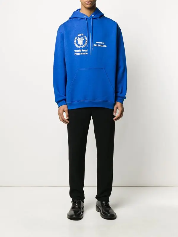 Balenciaga Wfp Hoodie - Black | Editorialist