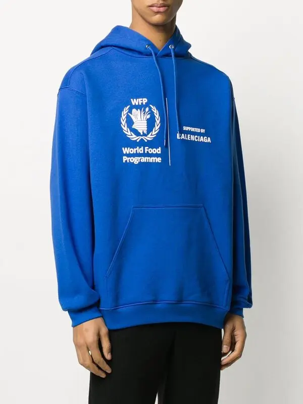 Balenciaga Wfp Hoodie - Black | Editorialist