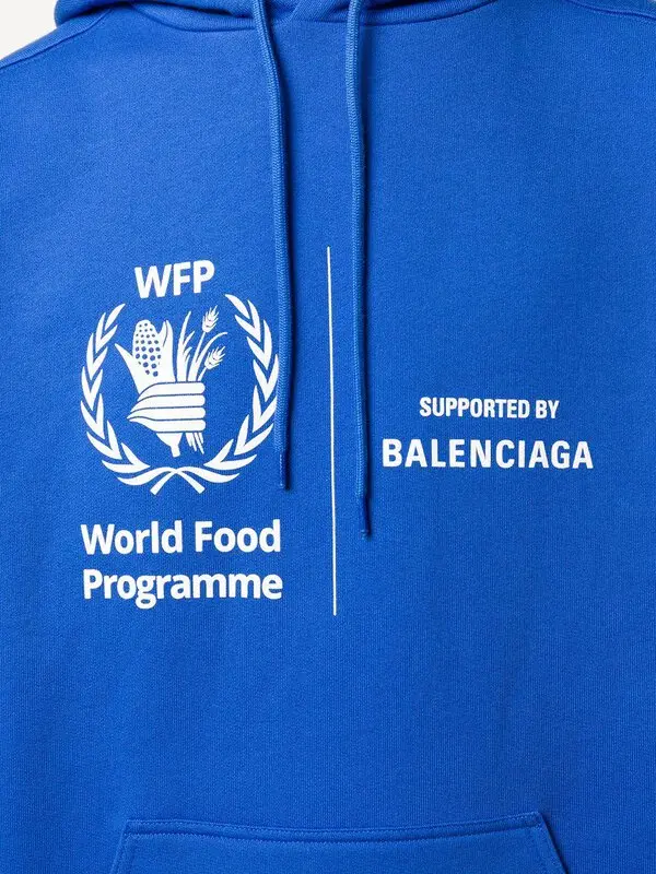 Balenciaga Wfp Hoodie - Black | Editorialist