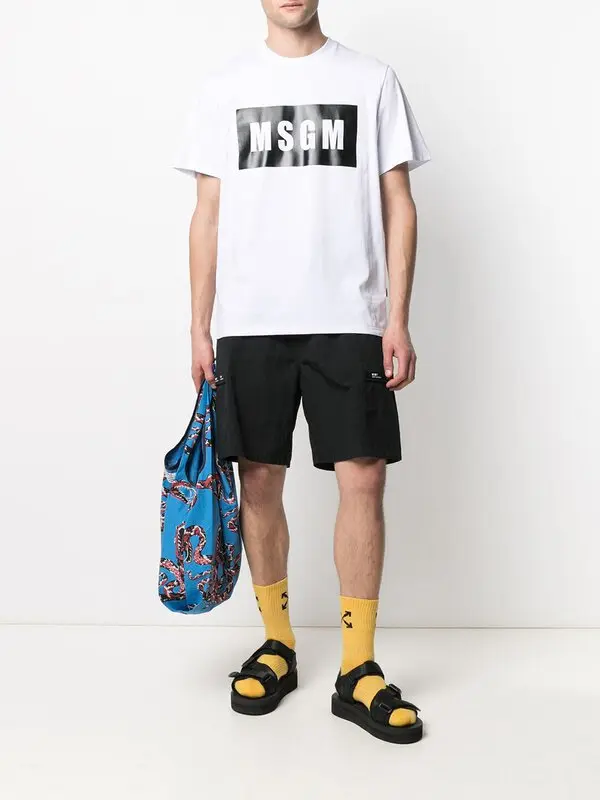 MSGM Logo-print T-shirt - White