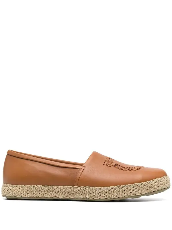 FERRAGAMO Gancini Woven Espadrilles