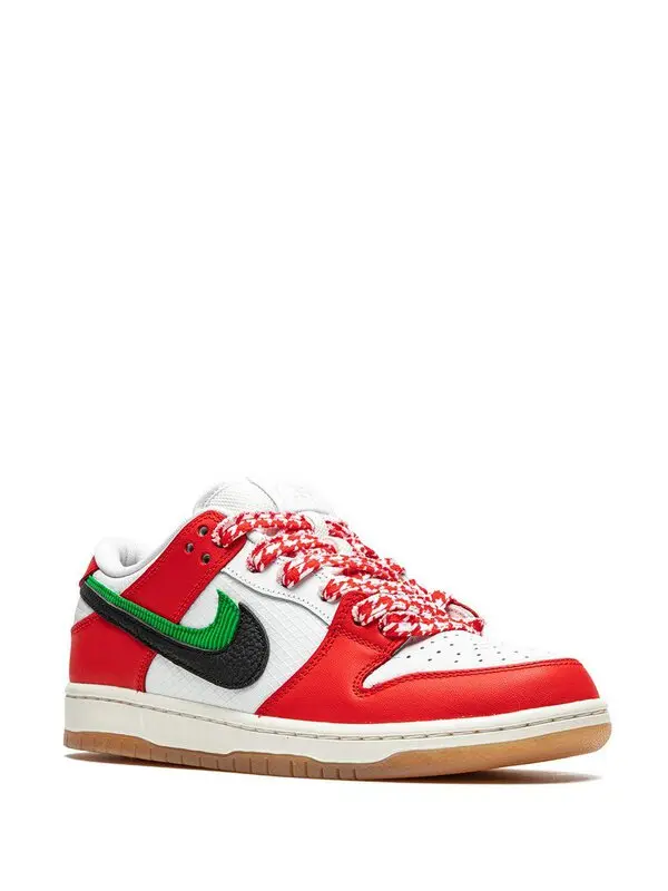 Nike X Frame Skate Sb Dunk Low Pro Qs Habibi Sneakers - Red