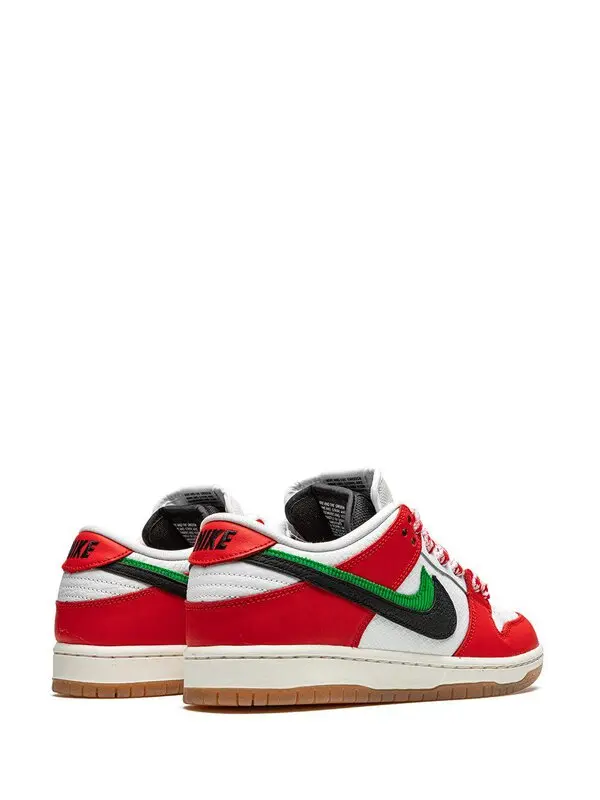 Nike X Frame Skate Sb Dunk Low Pro Qs Habibi Sneakers - Red