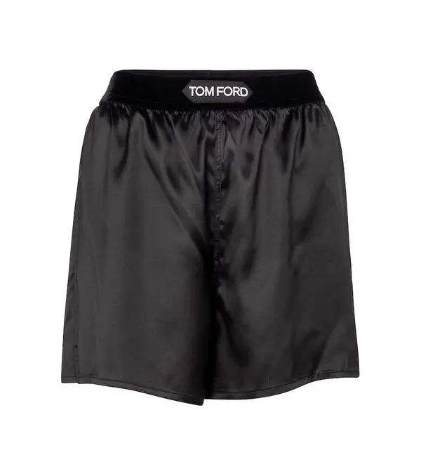 TOM FORD Silk-blend Shorts