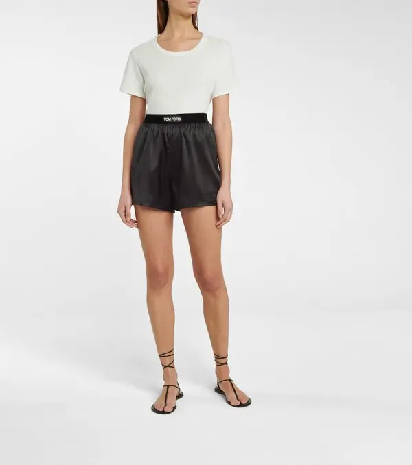 TOM FORD Silk-blend Shorts