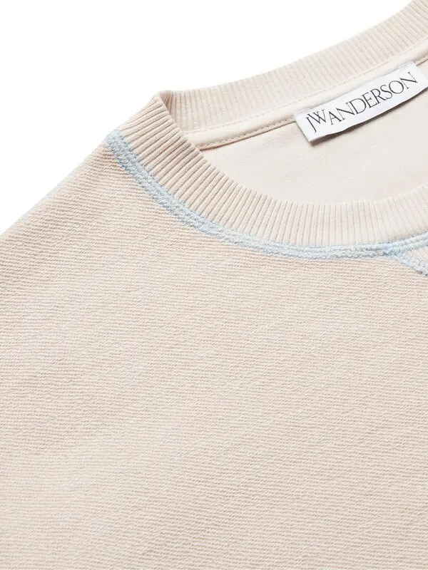 JW Anderson Logo-embroidered Loopback Cotton-jersey Sweatshirt