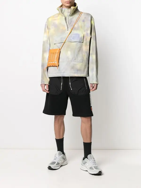 MSGM Tie-dye Half-zip Sweatshirt