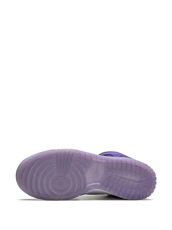 Nike Dunk High Varsity Purple Sneakers - White