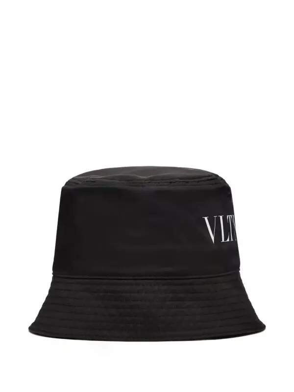 Valentino Garavani Logo-print Bucket Hat - Black