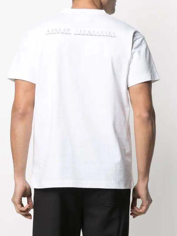 Random Identities Mosquito-print Cotton T-shirt
