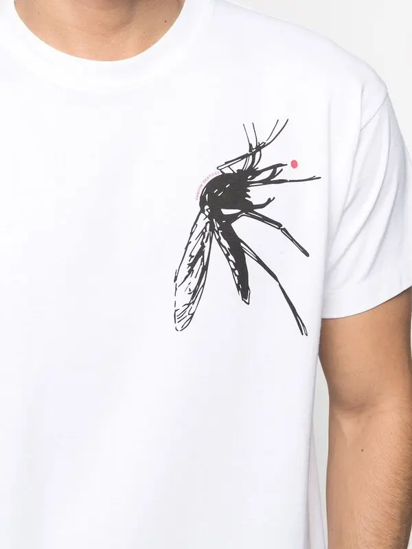 Random Identities Mosquito-print Cotton T-shirt