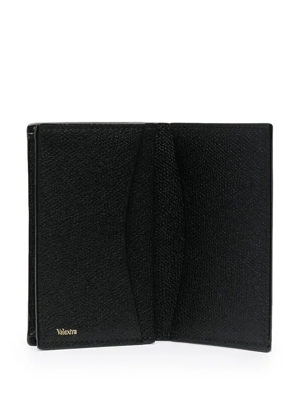 VALEXTRA Textured Leather Wallet