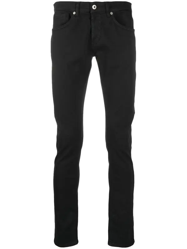 DONDUP Dark Wash Slim-fit Jeans - Black