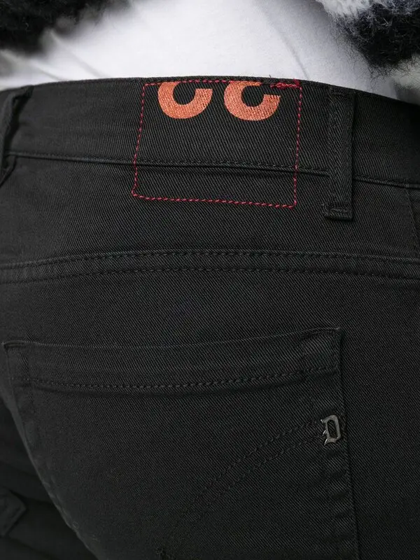 DONDUP Dark Wash Slim-fit Jeans - Black
