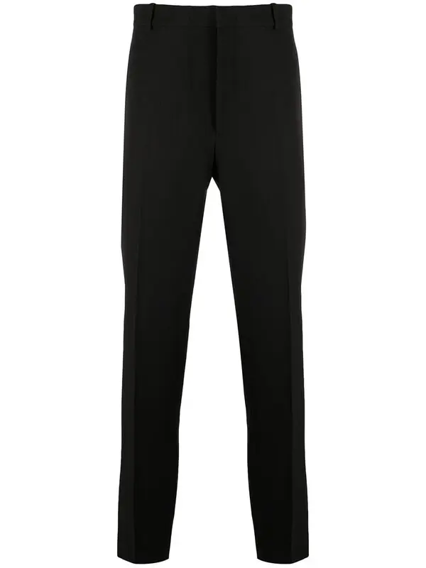 JIL SANDER Tapered Tailored Trousers - Black