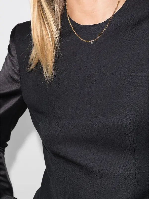 Yvonne Léon 18kt Pear Diamond Necklace