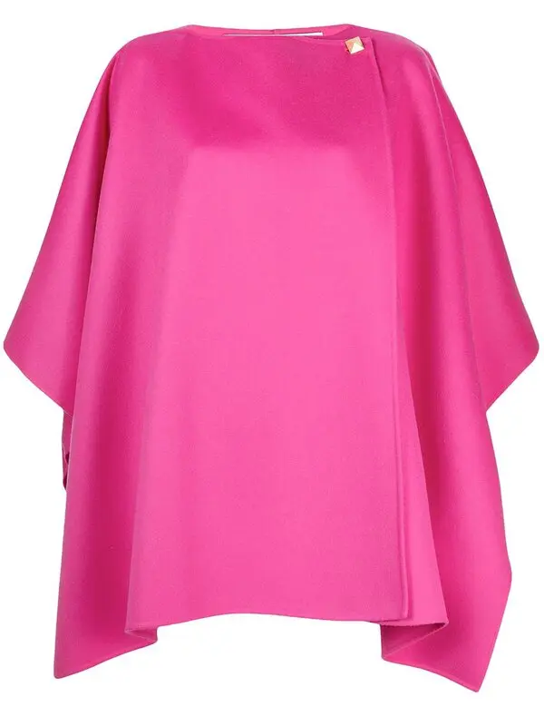 Valentino Garavani Draped Button Cape