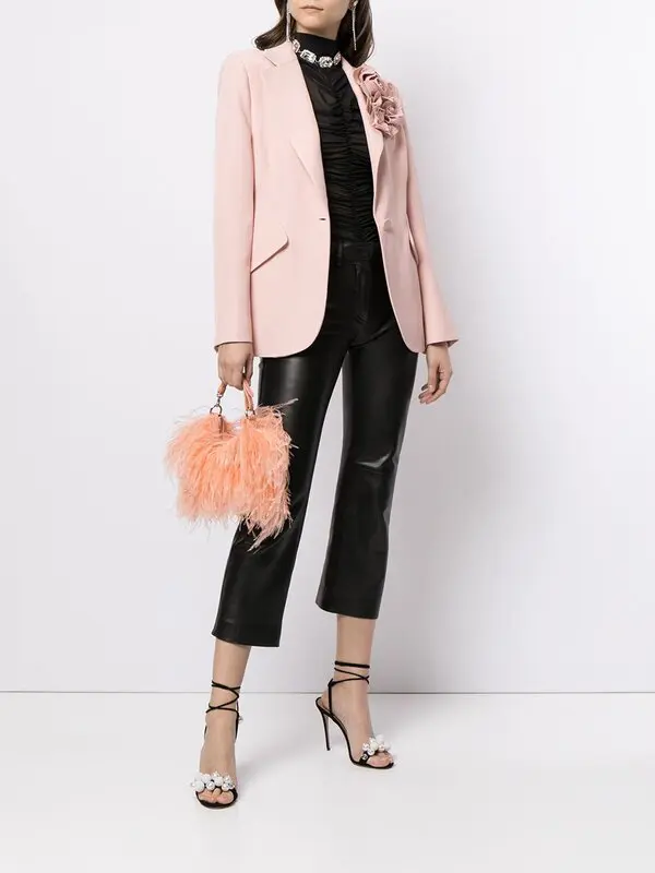 Ermanno Scervino 3d Floral Detail Blazer
