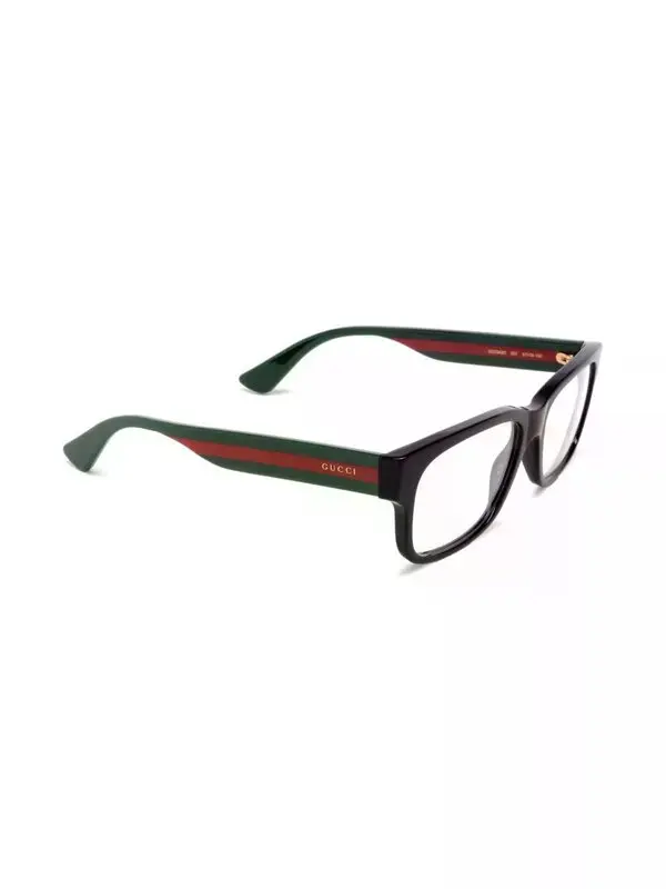 Gucci Rectangular-frame Glasses - Black