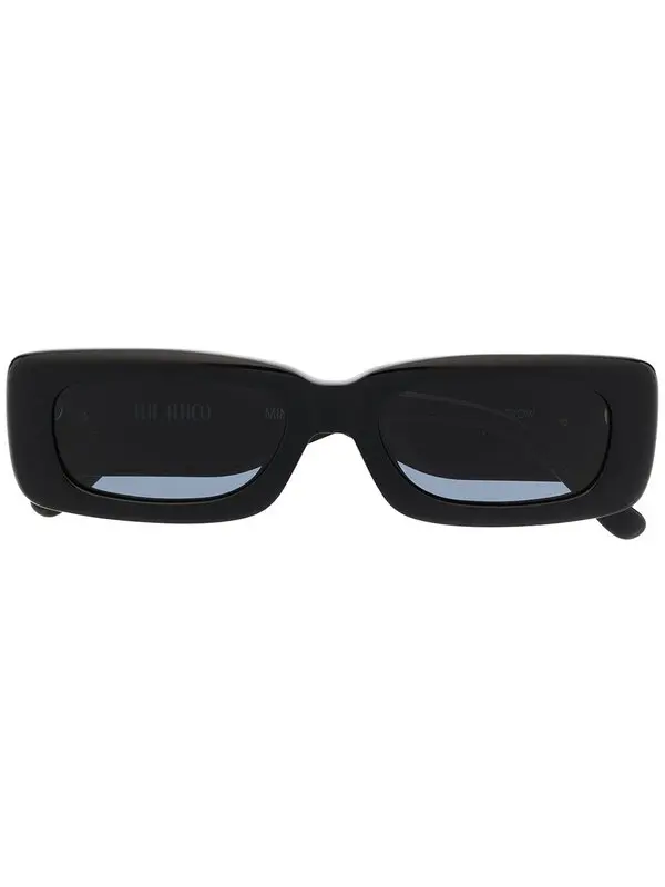 Linda Farrow X The Attico Rectangular Sunglasses - Black