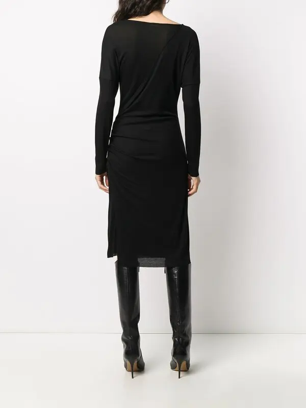 Filippa K Leonie Wrap Dre In Black - 20% Off | Editorialist