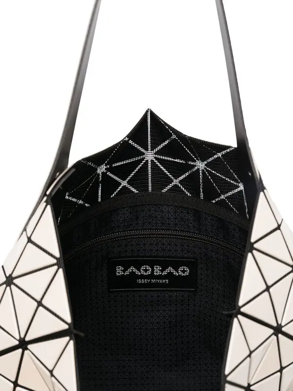 Issey Miyake Prism Geometric-motif Tote - Neutrals